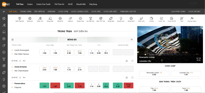 188BET 88BETG- Link vào nhà cái BET188 mới nhất 2023